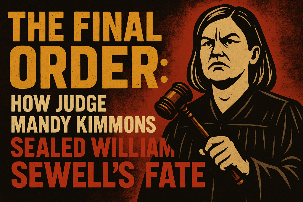 The Final Order: How Judge Mandy Kimmons Sealed William Sewell’s Fate ...